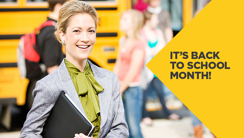 It's Back to School Month, So Show Some Appreciation for Teachers!