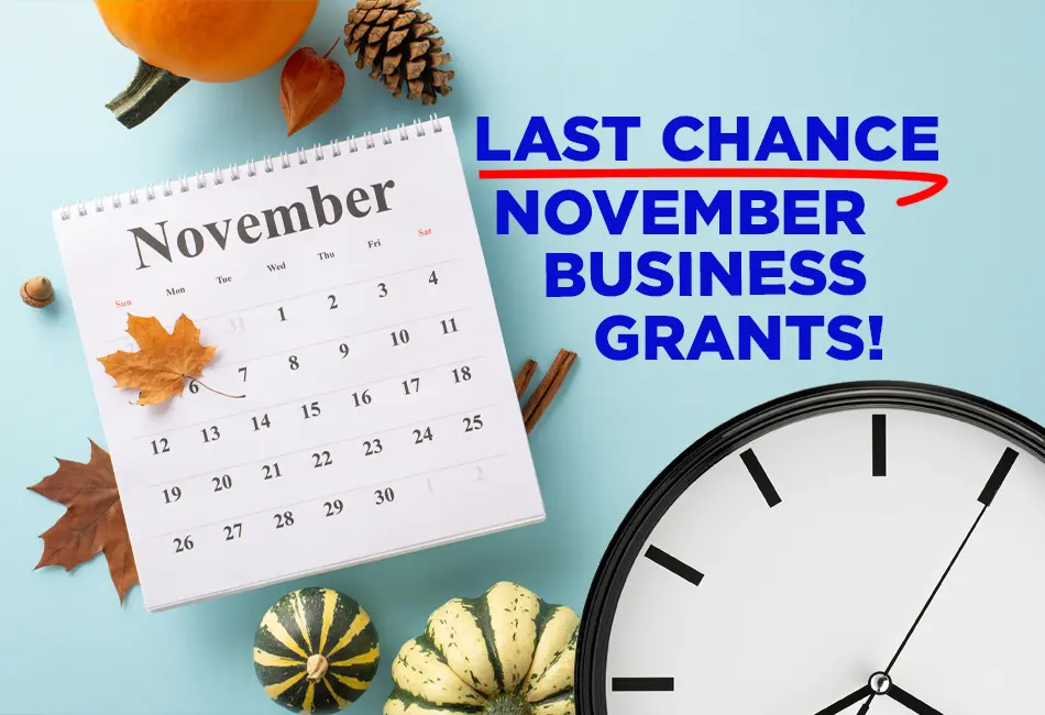 Entrepreneurs Need These Last Chance Grants this November